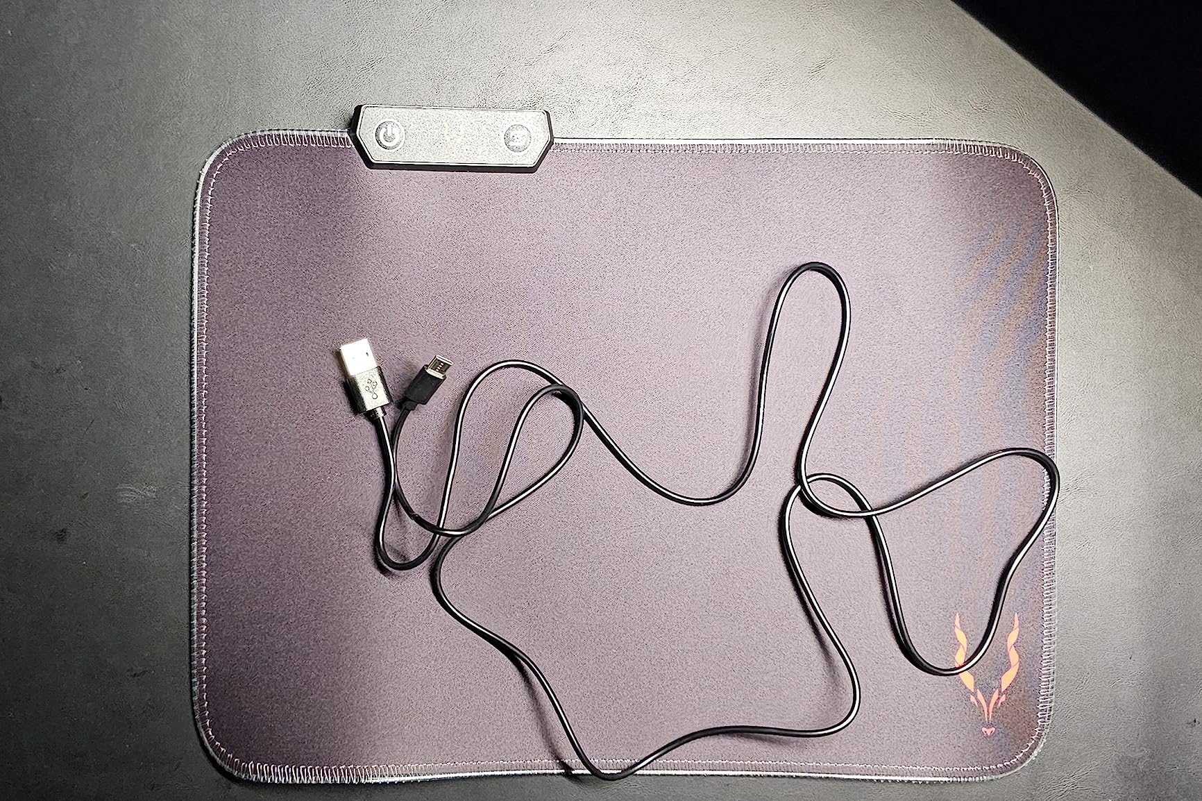 Econo EliteForce RGB Gaming Mouse Mat Pad - 336x245x3mm Led Mousepad ...