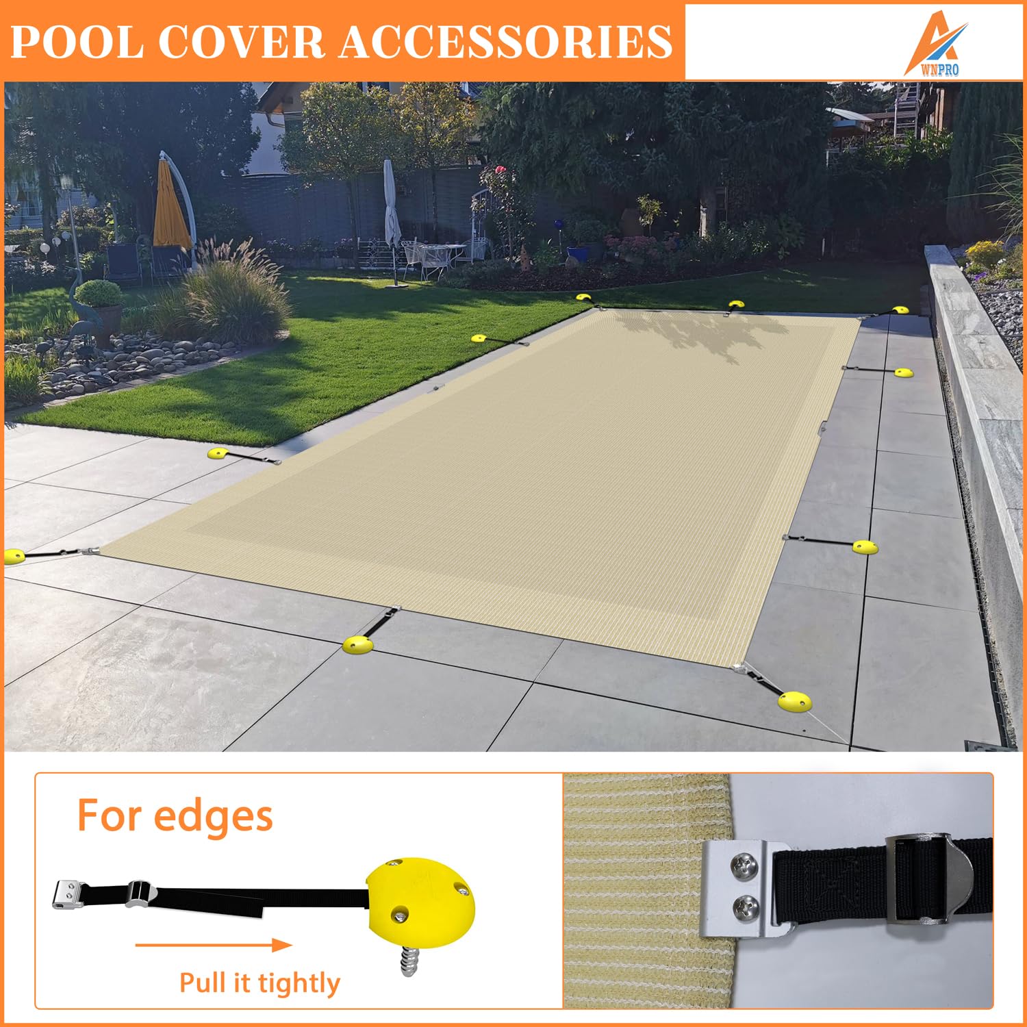 Winter Pool Cover Stakes Pool Cover Anchor Kit For Above Ground Pools ...
