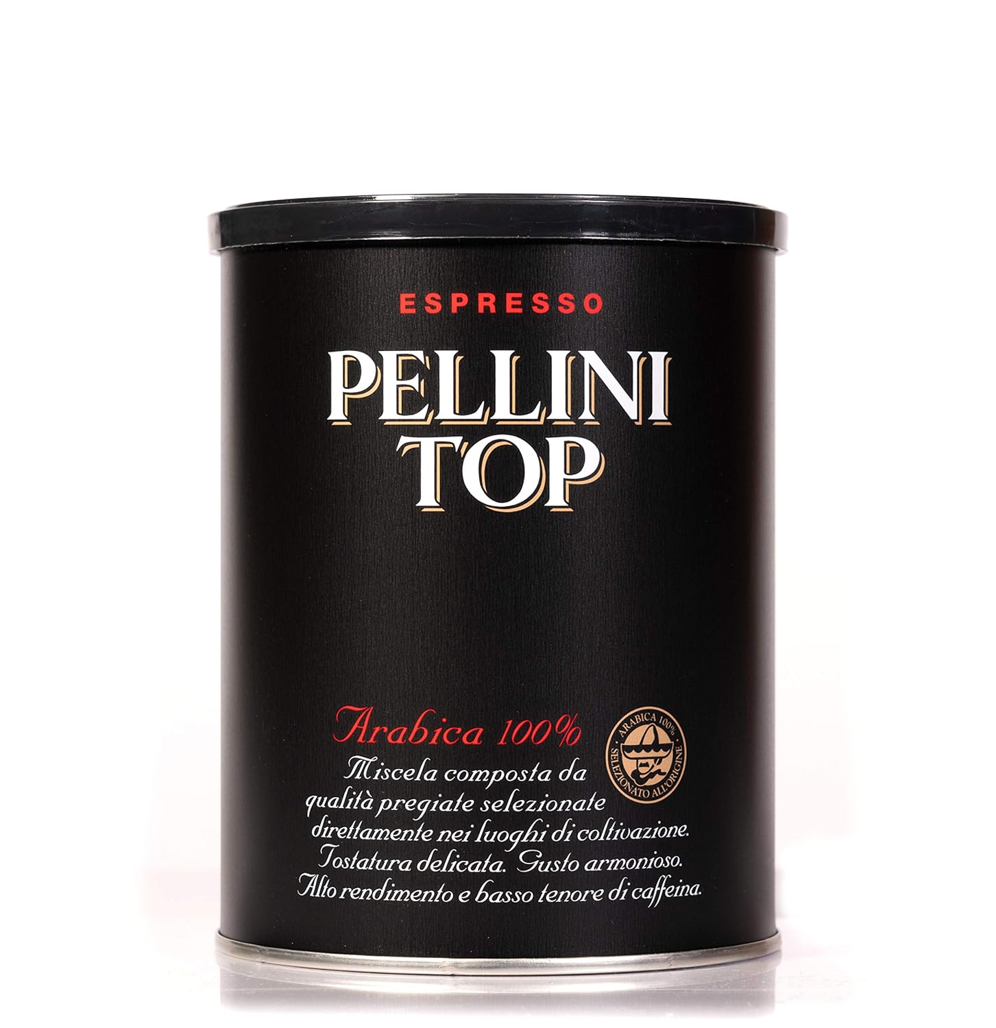 Pellini Kaffee, Pellini Top Arabica 100% für Espressokanne - 250 g Dose ...