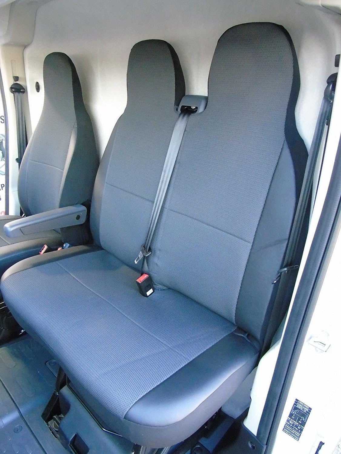 r - SUITABLE FOR HYUNDAI ILOAD 2015 VAN, SEAT COVERS, SOFT BLACK/PVC ...