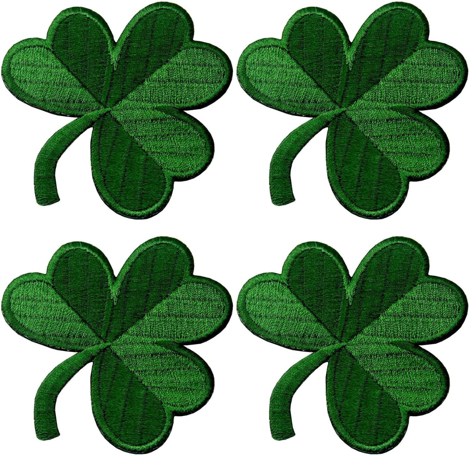 Amazon.com: 【4 PCS Large Size】 St Patricks Day Iron On Patches Shamrock ...