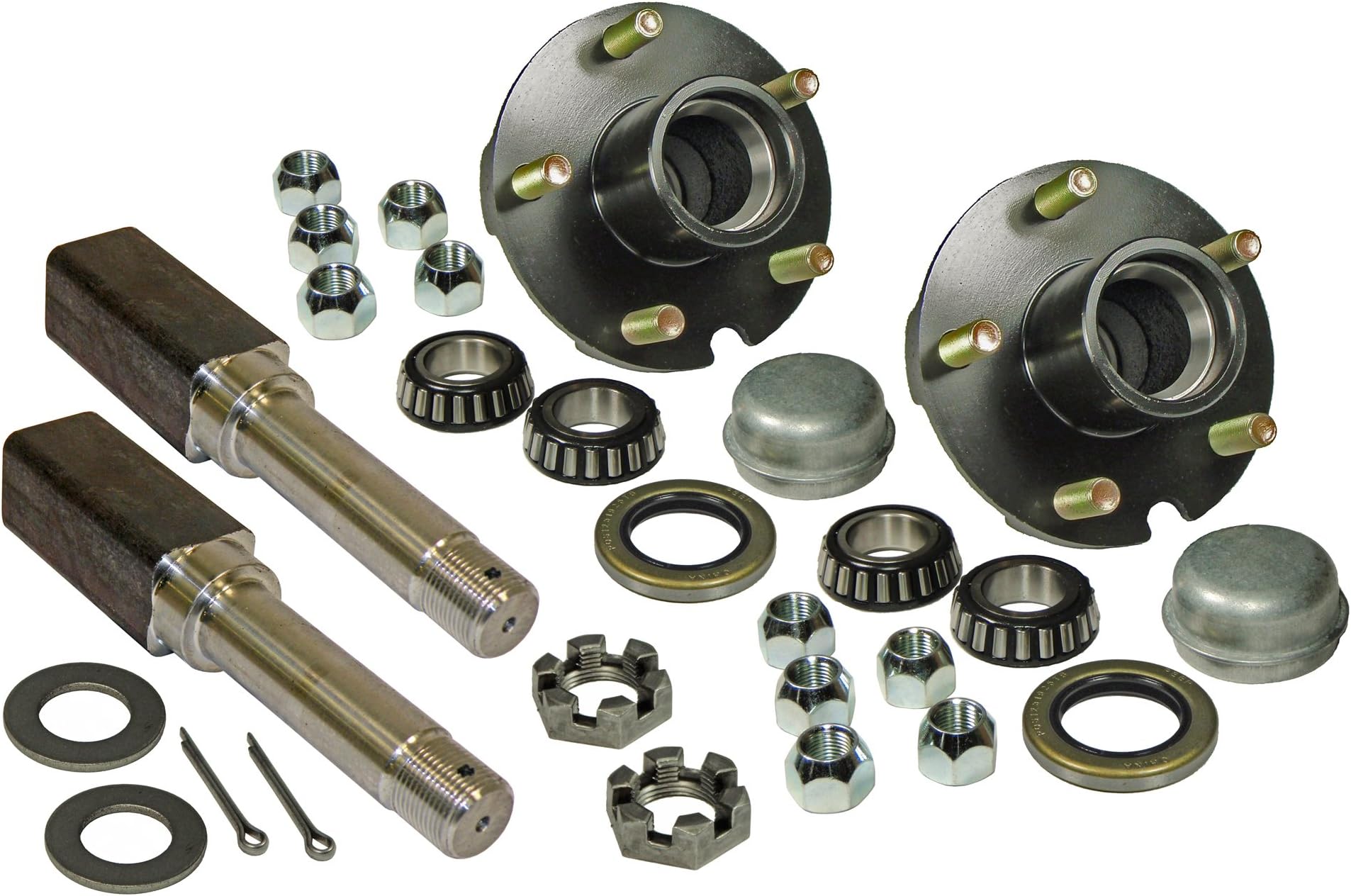 Amazon.com: Southwest Wheel 2,000 lbs Trailer Axle Spindle with 5-4.5 ...