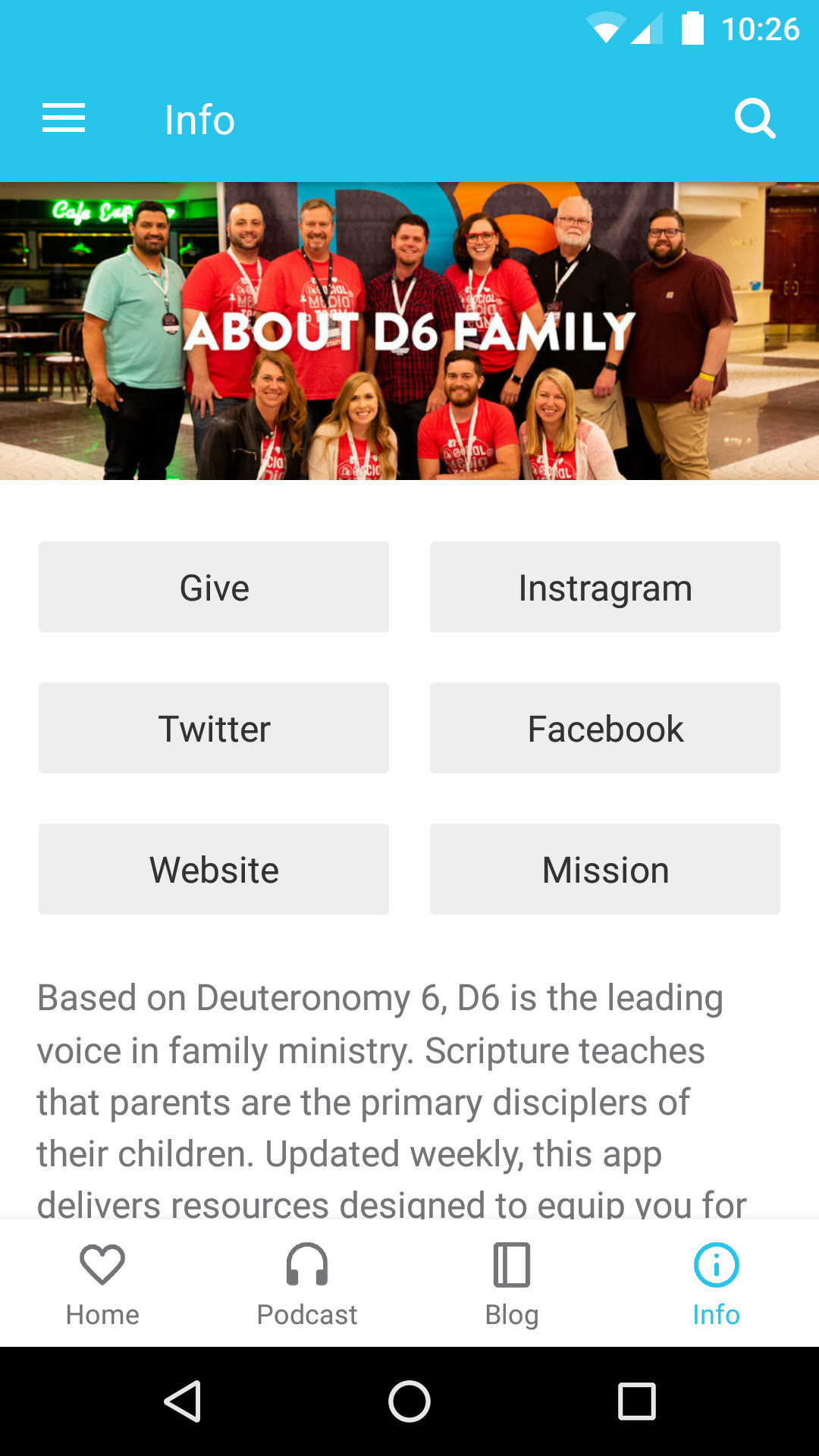 The D6 Family App - App on Amazon Appstore