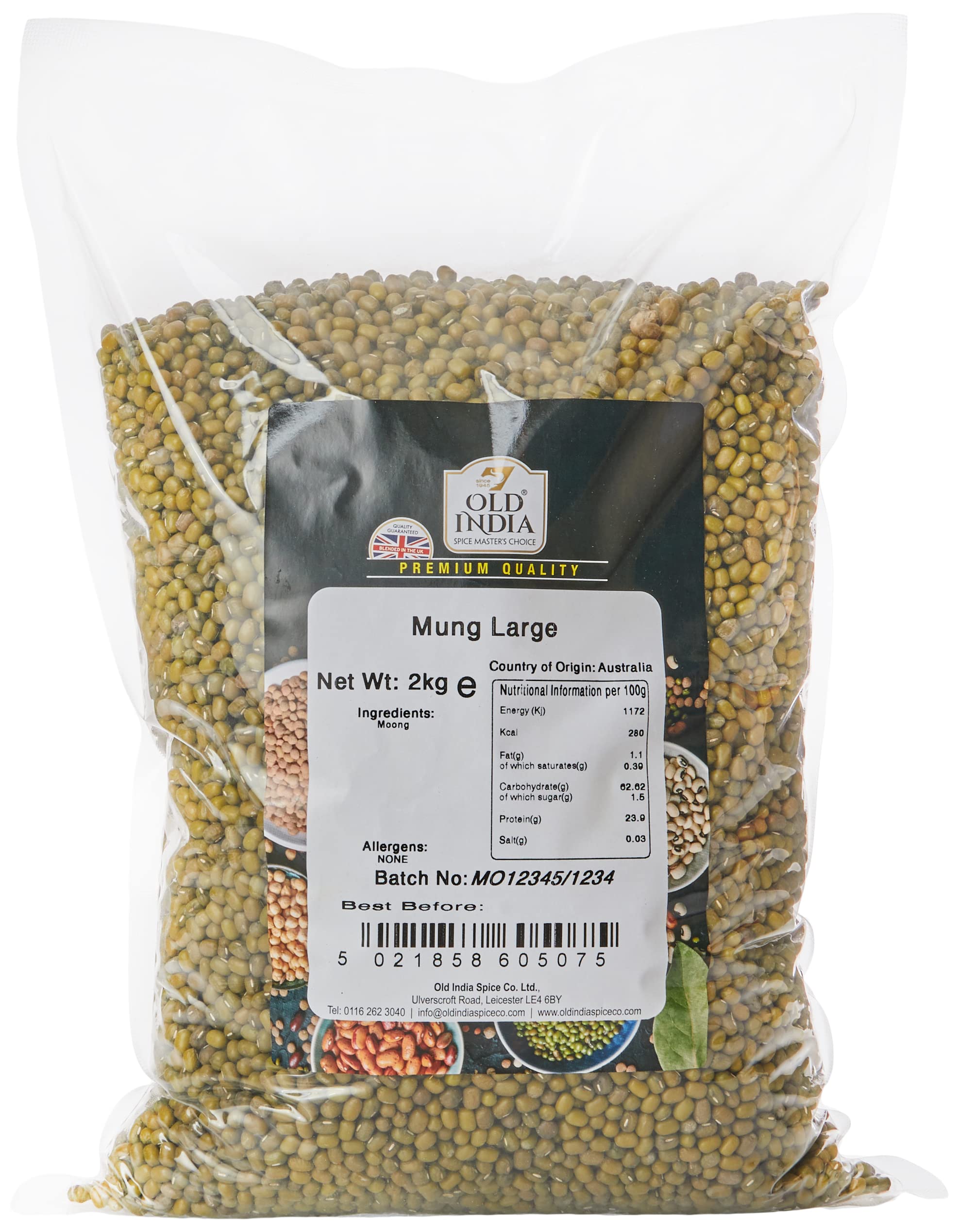 Old India Mung Large 2kg : Amazon.co.uk: Grocery