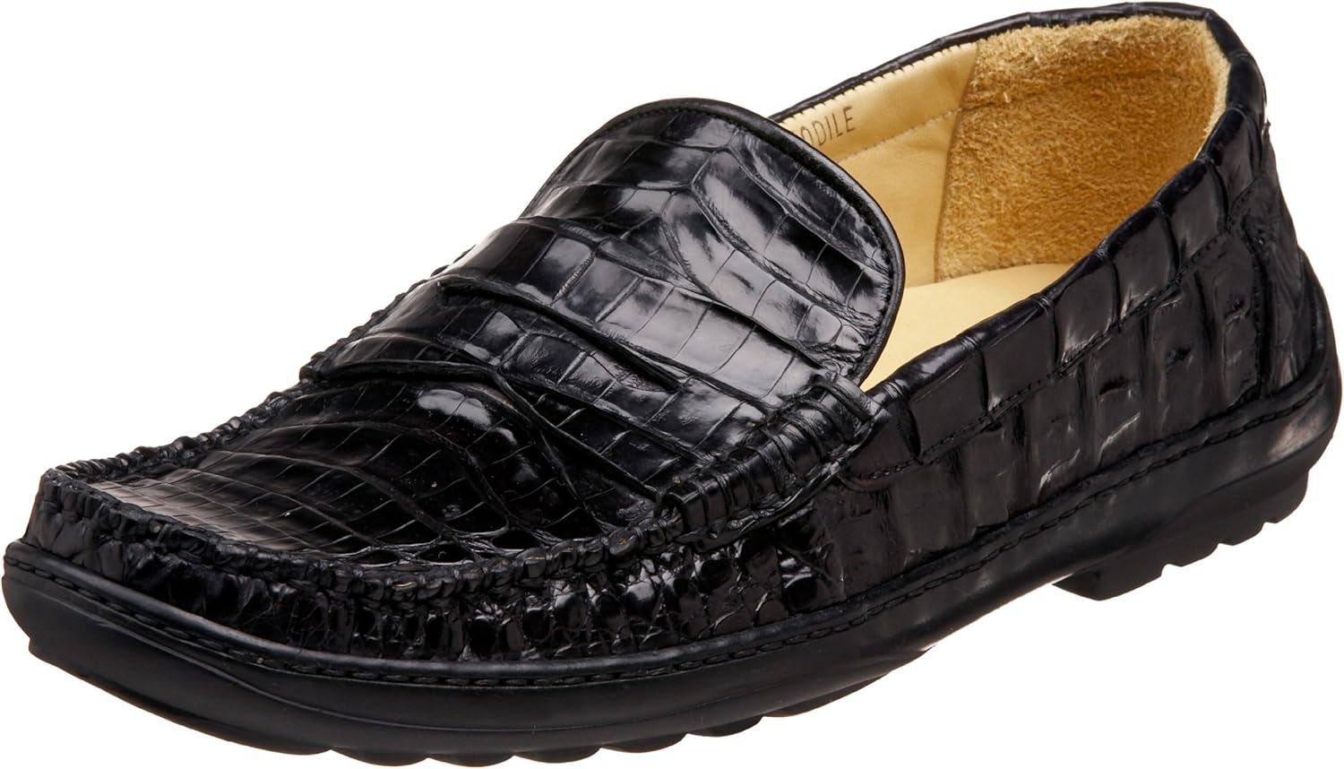 Amazon.com | Cole Haan Men's Air Andros Croc Penny LoaferBlack Croc7 M ...