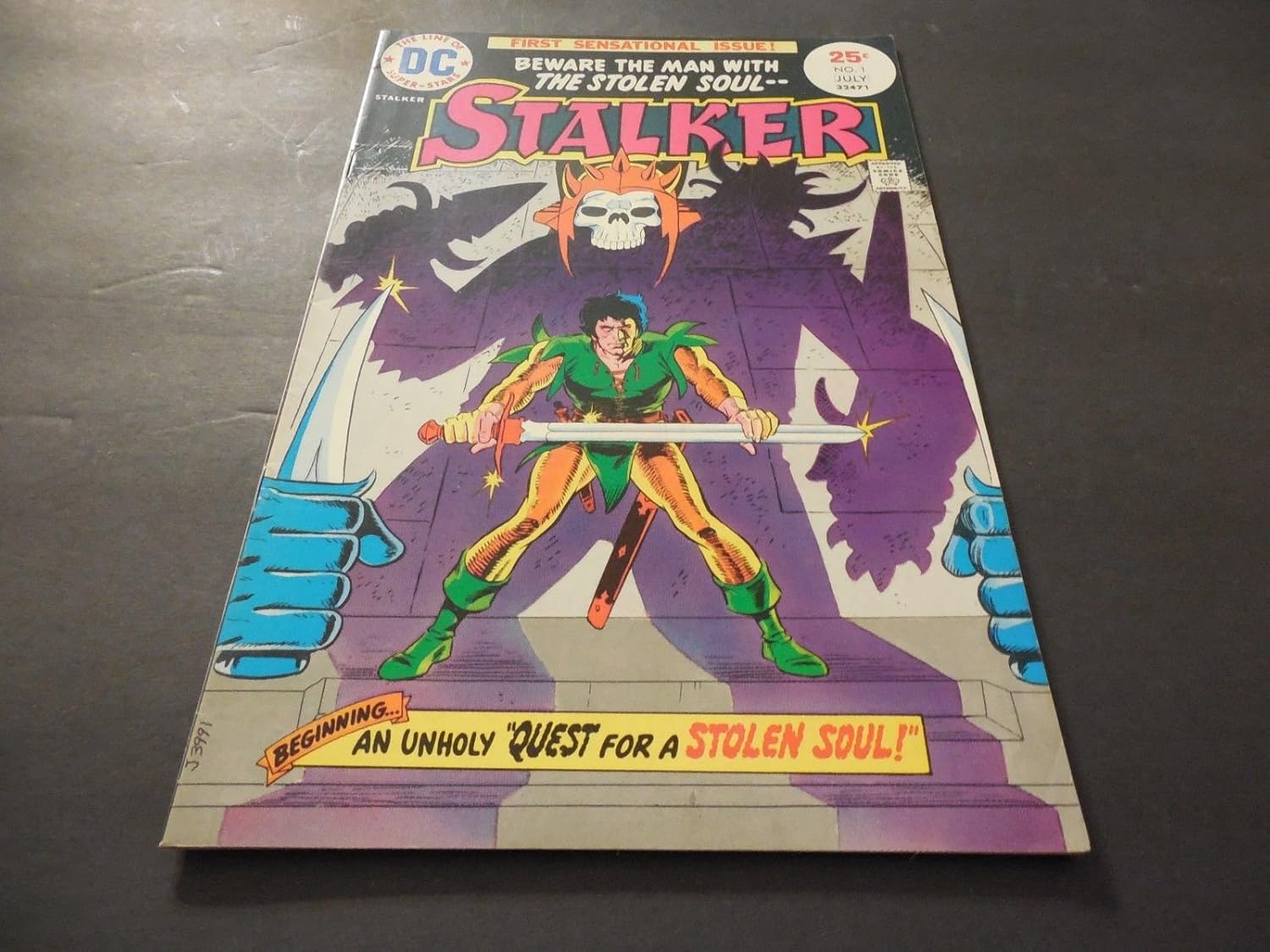 Amazon.com: Stalker #1 July 1975 Bronze Age DC Comics Uncirculated ...