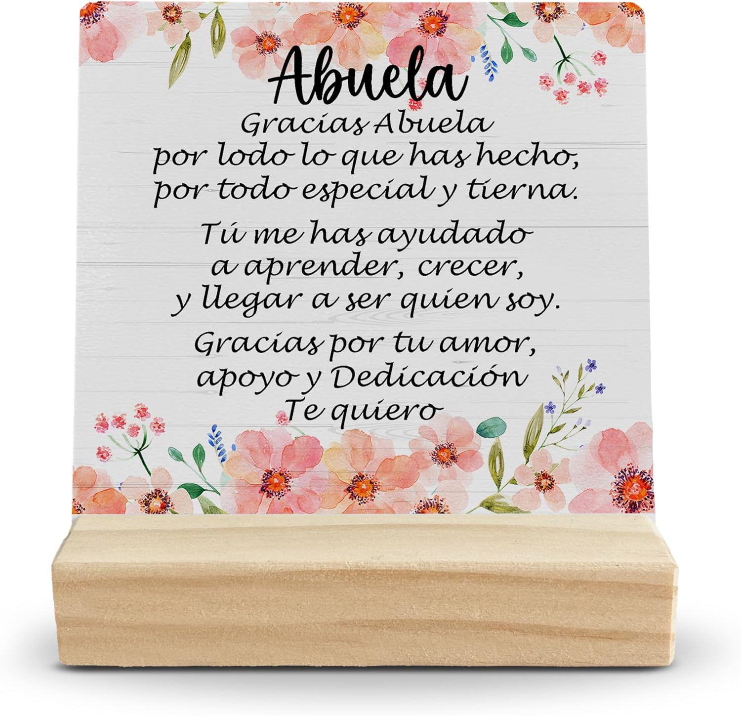 Amazon.com: FUGWN Abuela Gifts Desk Decor, Gifts for Abuela Grandma ...