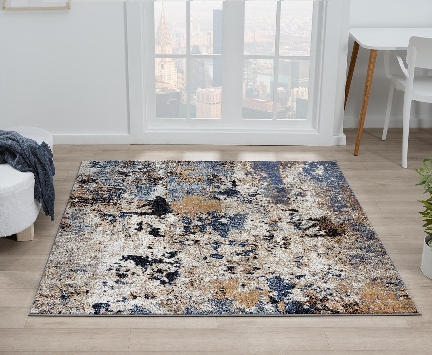 Amazon.com: Keen Home Design Area Rugs - 5ft Round Non-Shedding ...
