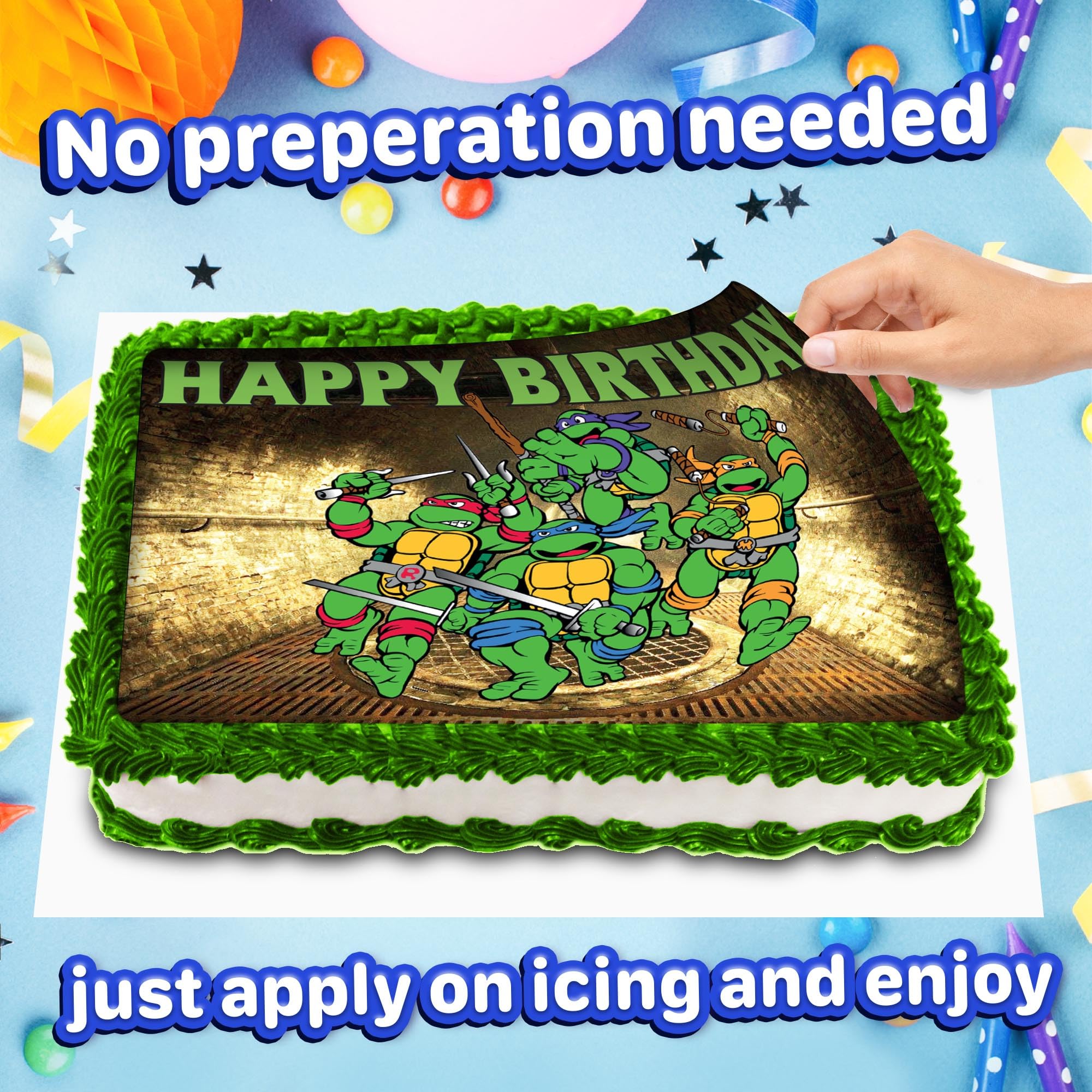 Ninja Turtle Cupcake Cake Ideas