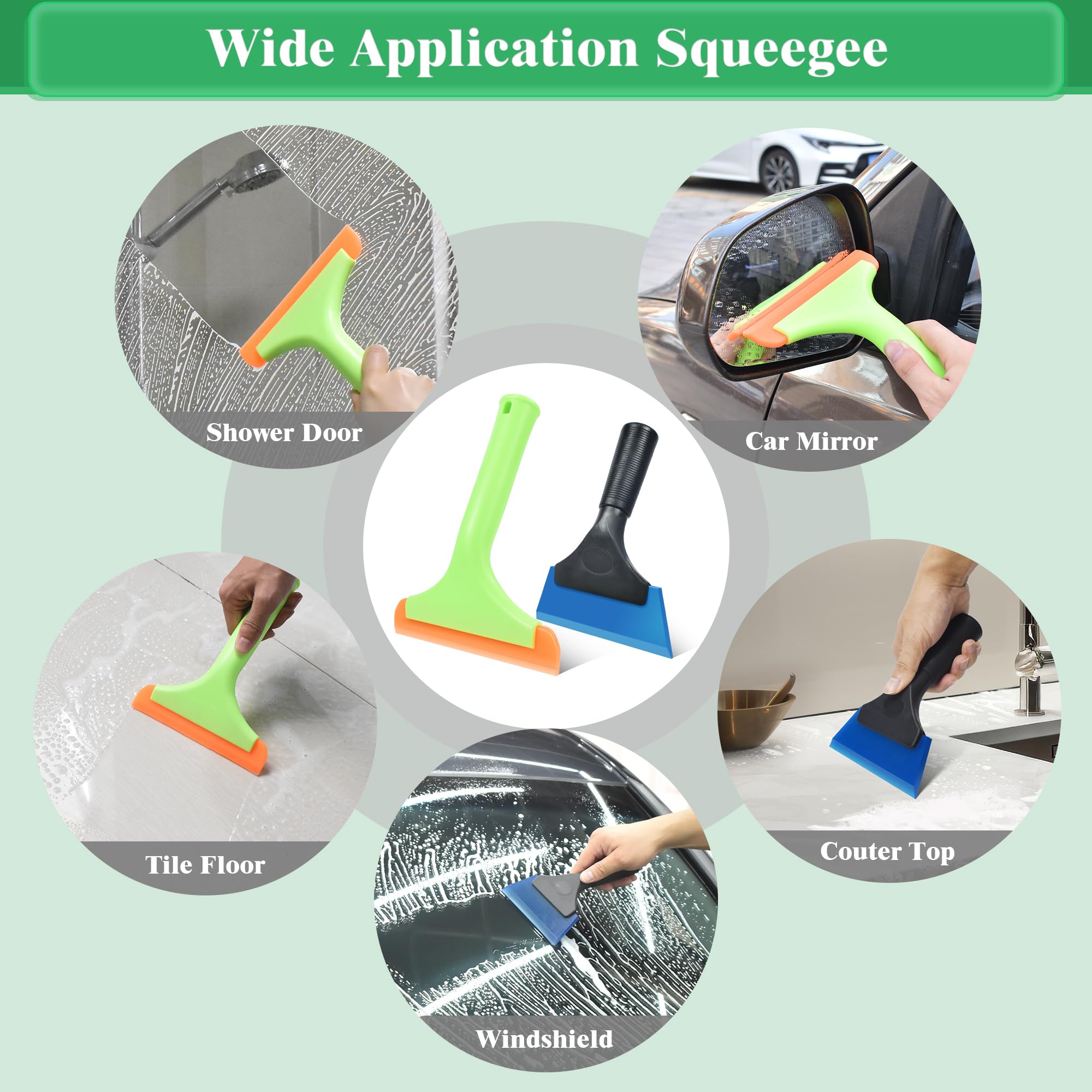 Snapklik.com : REEVAA Window Tint Squeegee Flexible Silicone Squeegee ...