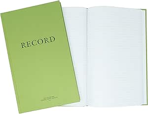 Tacticai Green Military Log Book, 8.5” x 14” - 288 Pages, Record Book ...