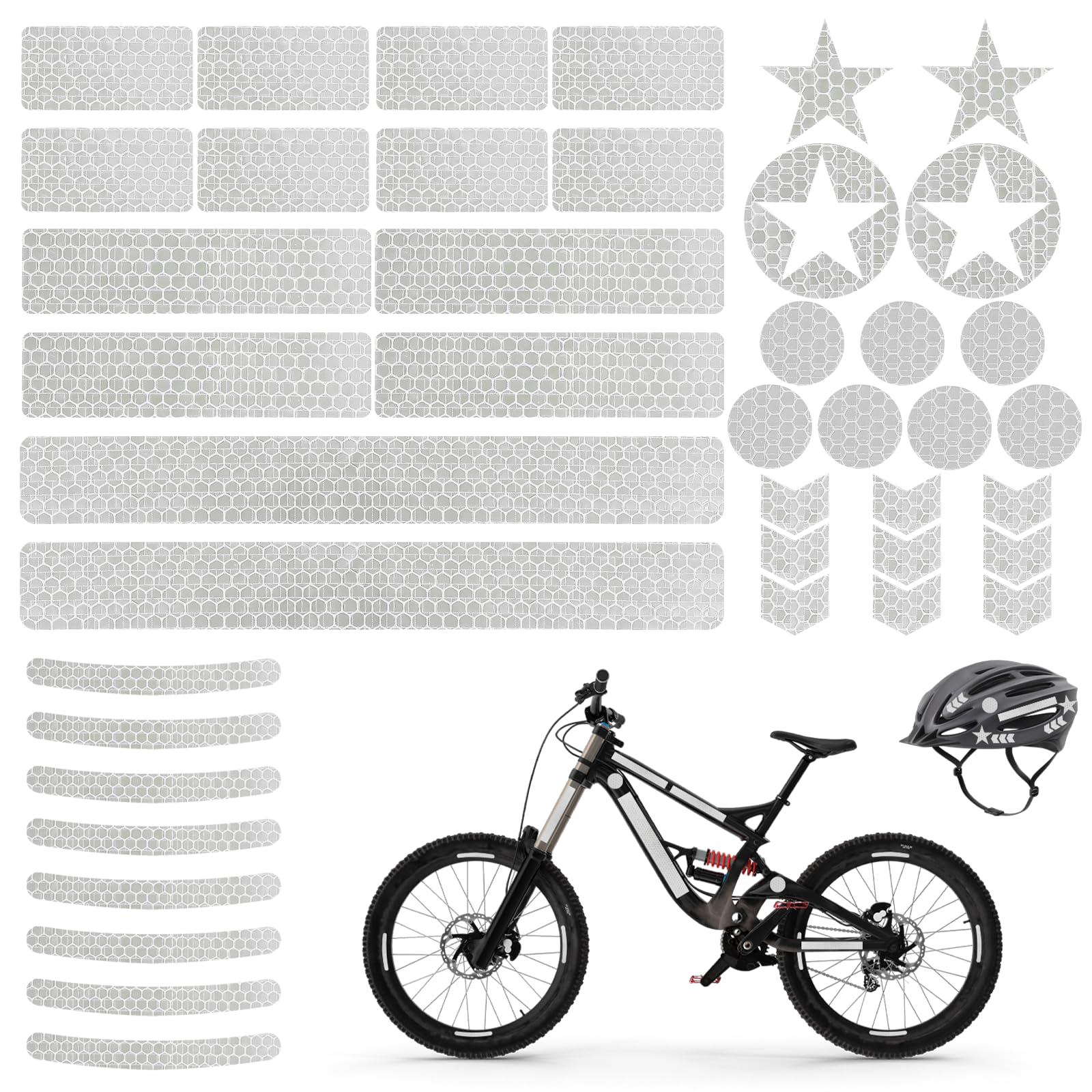 Amazon.com : DIVINA VITAE 84Pcs Reflector Stickers Waterproof ...