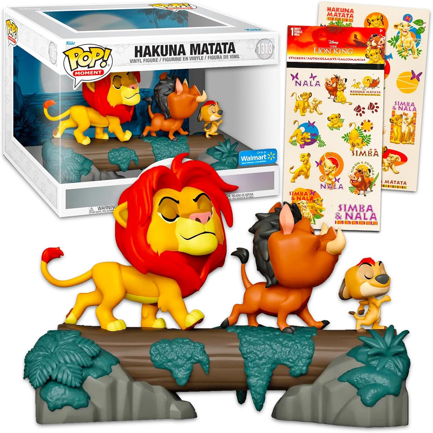 Disney Lion King Hakuna Matata Funko Pop Set - 3 Lion King Funko Pops ...