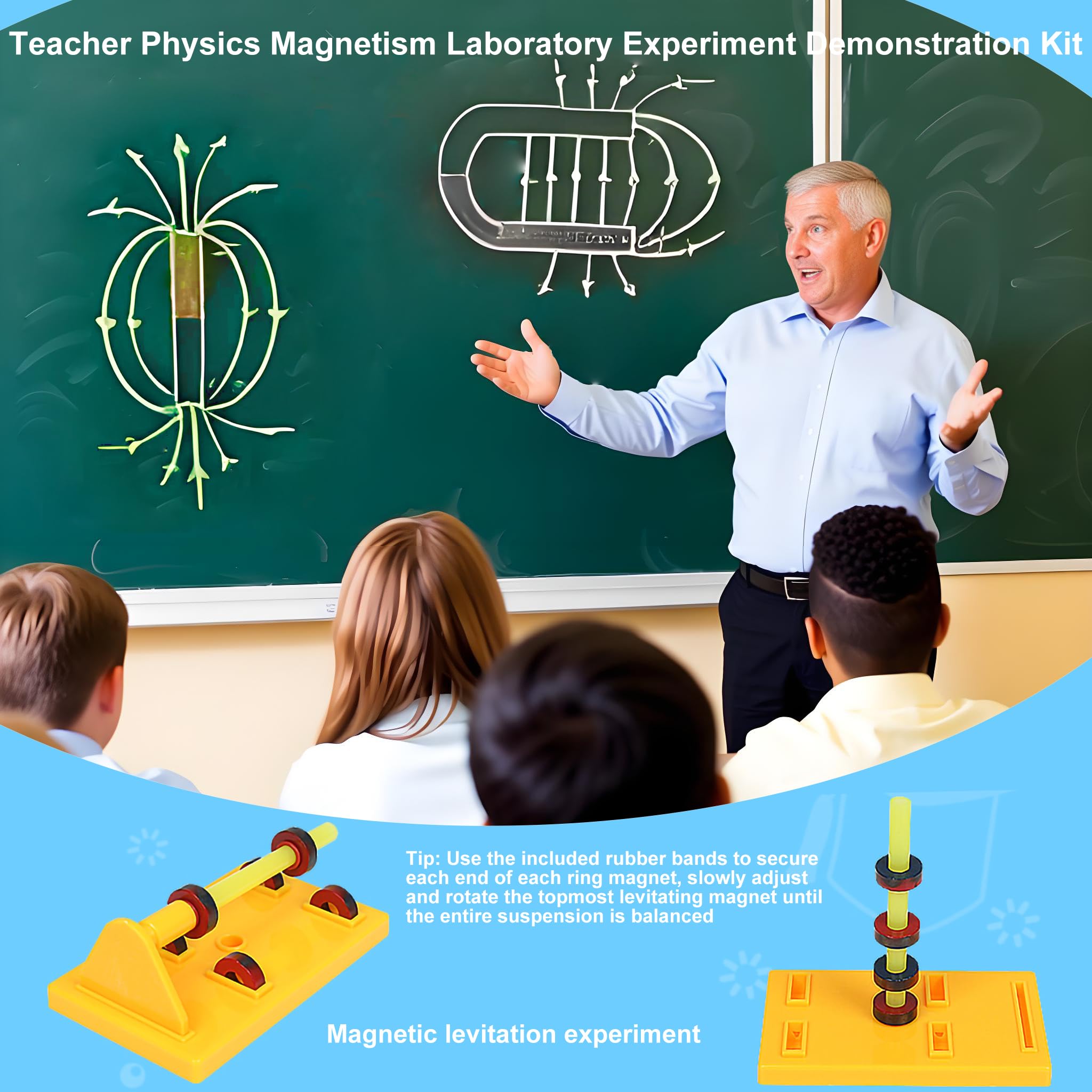 Snapklik.com : Magnet Kit Physics Science Electromagnet Experiment Set ...