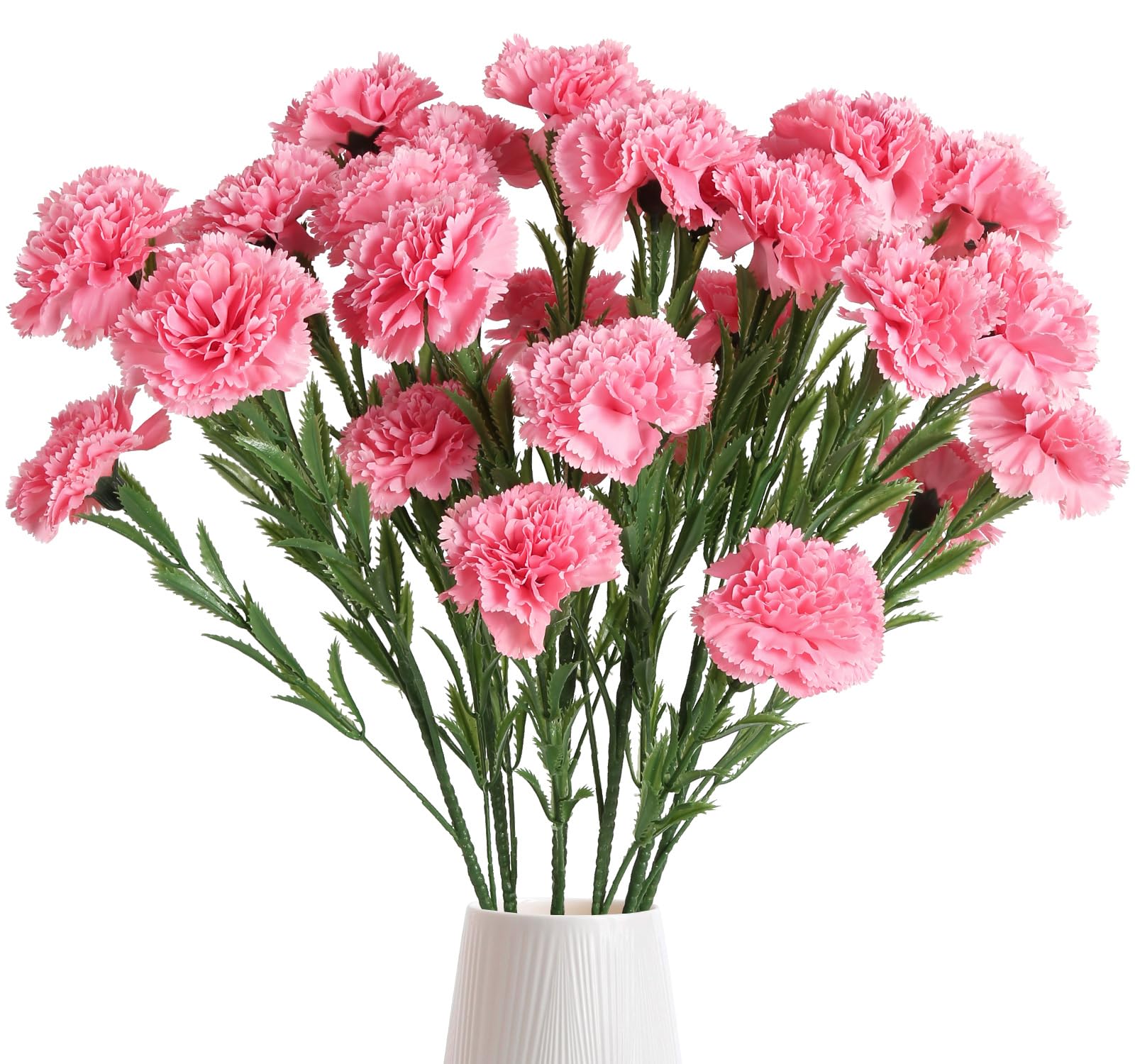 Amazon.com: IPOPU 30 Heads Carnations Flowers Pink Carnations ...