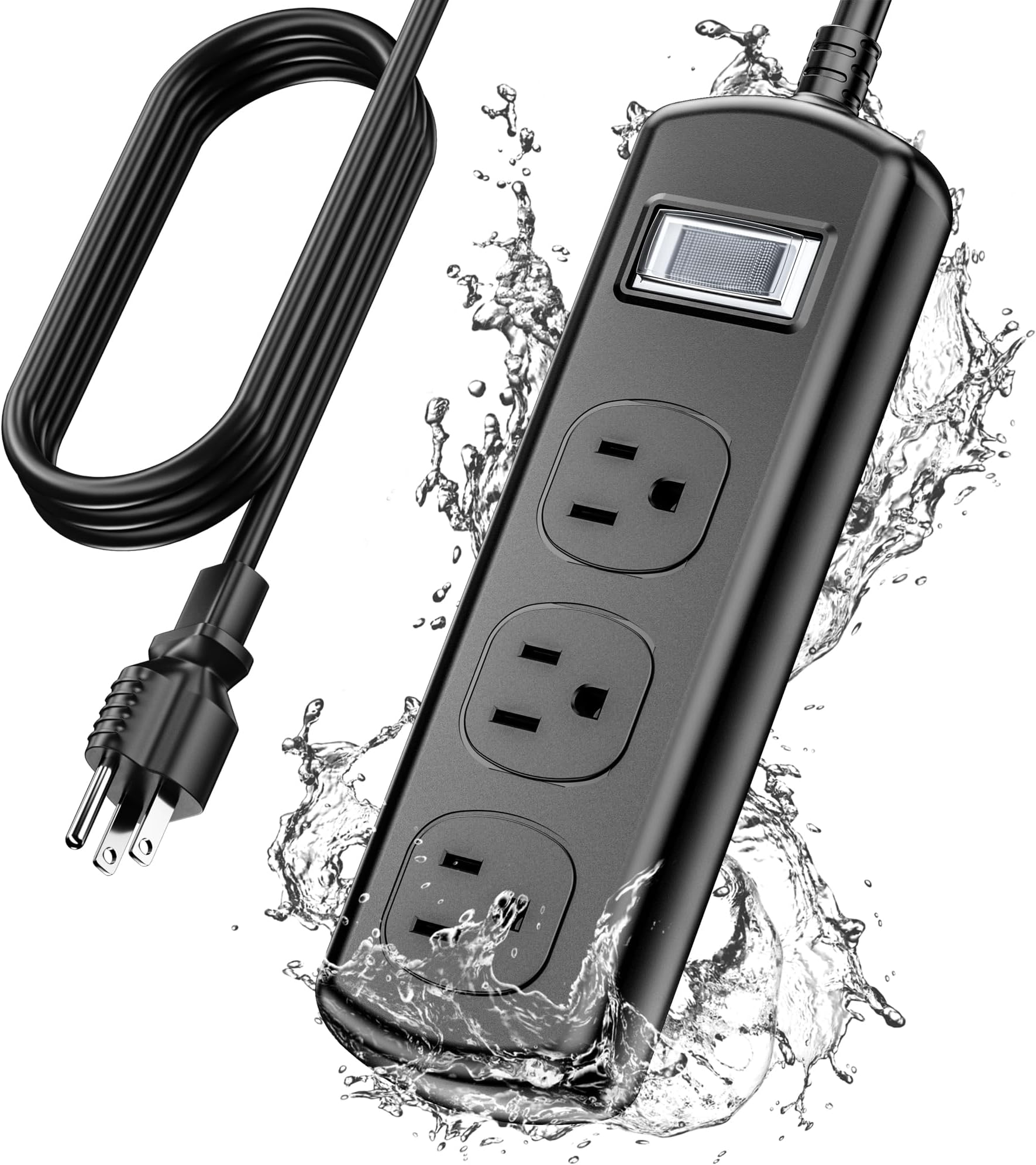 Amazon.com: EIGSO Outdoor Power Strip Weatherproof, IPX6 Grade ...