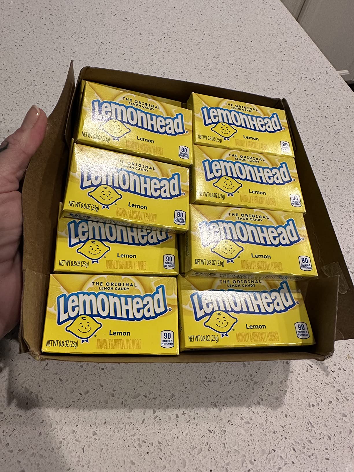 Amazon.com : Lemonheads Medium Box - 24 / Box : Grocery & Gourmet Food