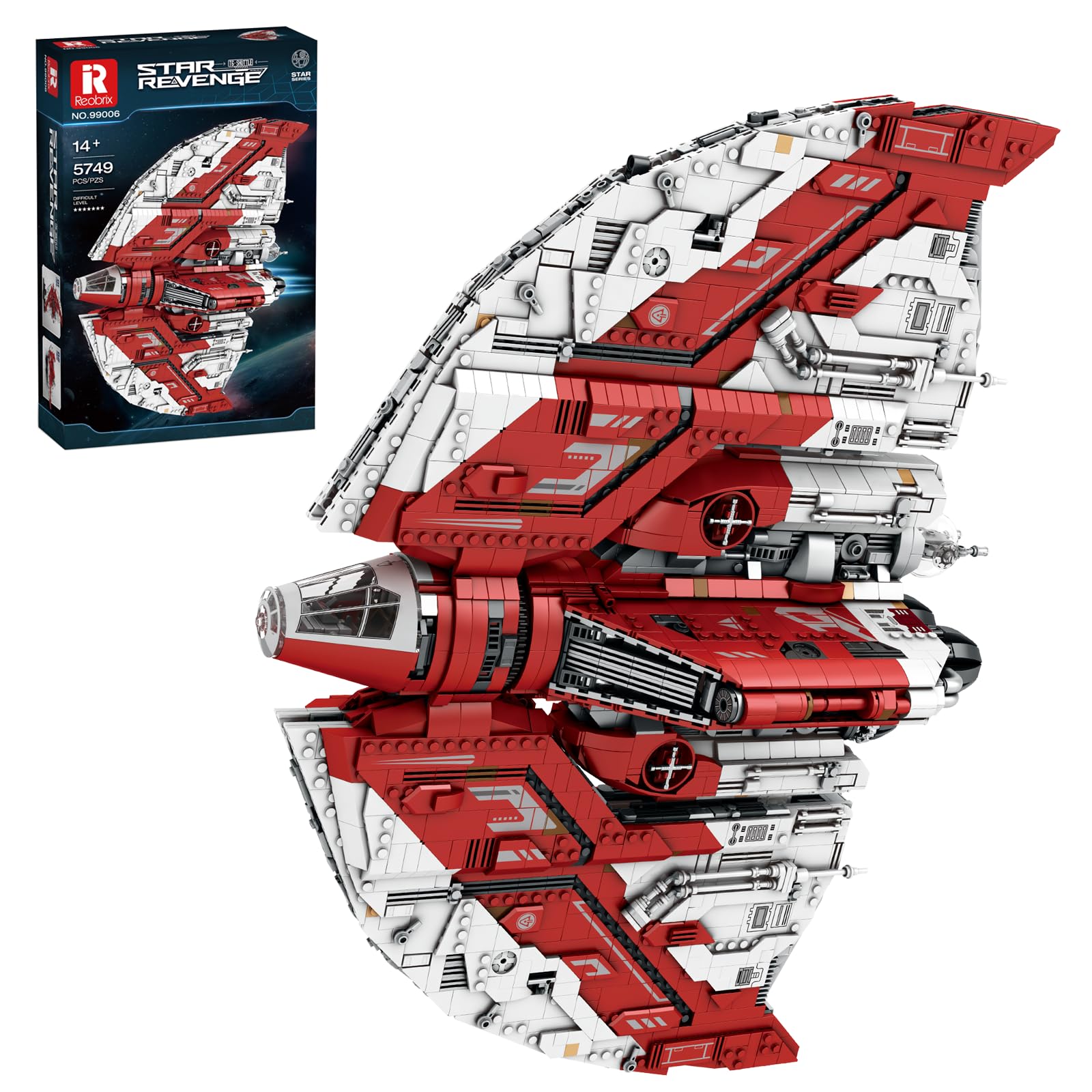 Reobrix 99006 T-6 Shuttle Building Blocks Set, Space Shuttle Building ...