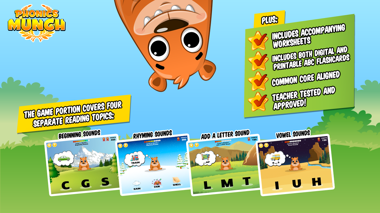 Phonics Munch - Letterstone Park - App on Amazon Appstore