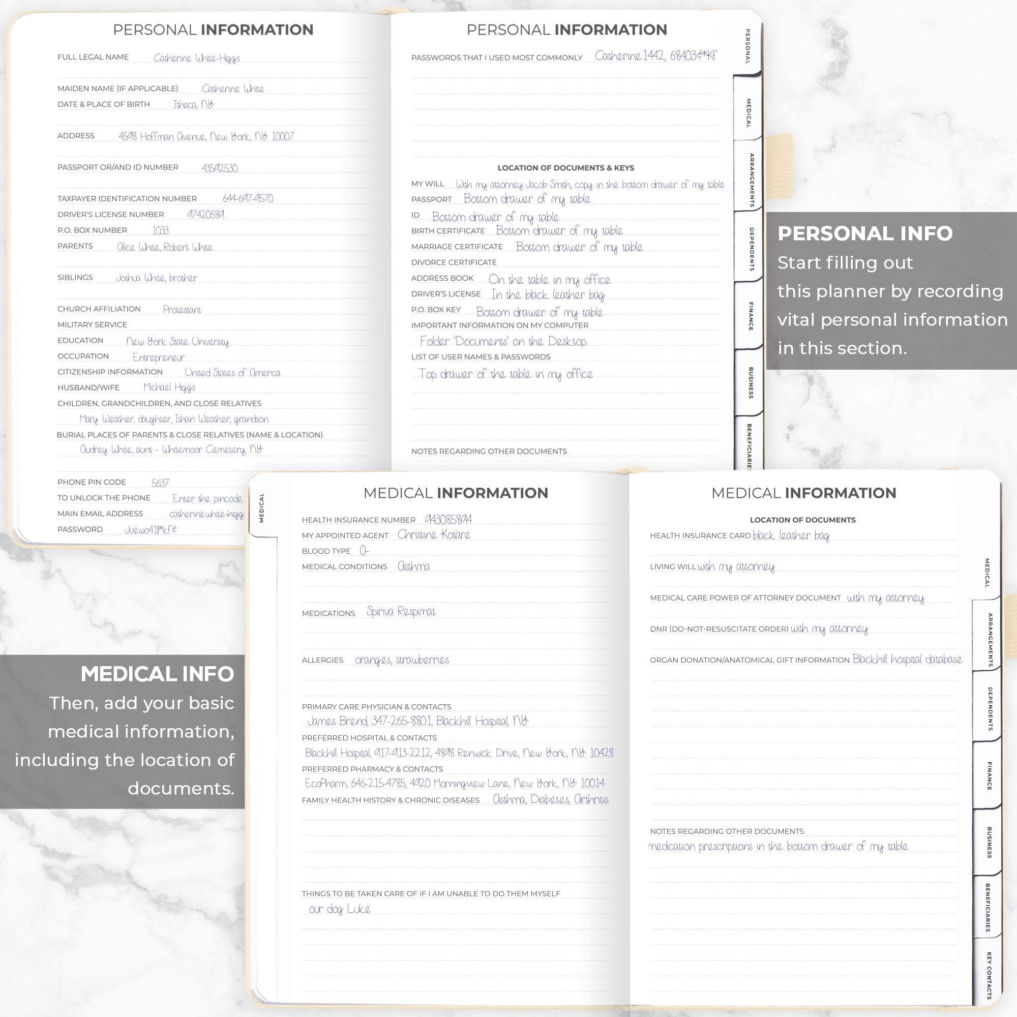 Snapklik.com : Clever Fox End Of Life Planner Final Arrangements ...