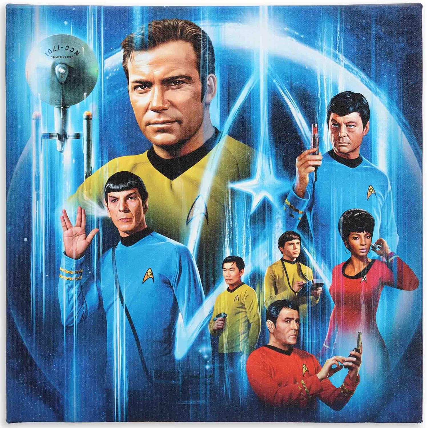 Amazon.com: Star Trek: The Original Series Collage Gallery Wrapped ...