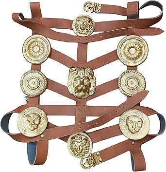 Amazon.com: NISTAN Medieval Roman phalerae Belt | Set of Cast Brass ...