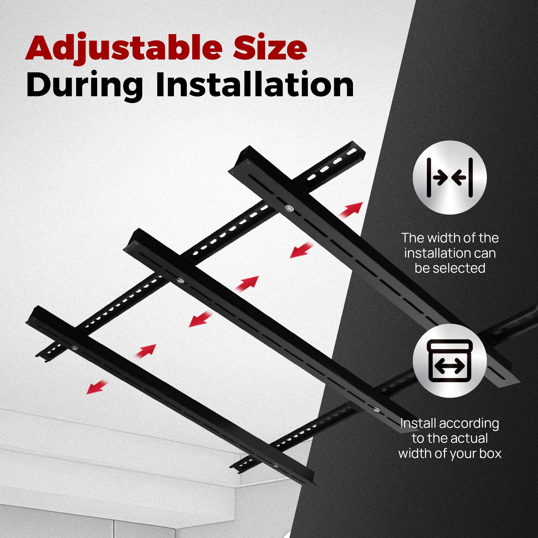 Snapklik.com : Overhead Garage Storage Rack Adjustable Tote Garage Rail ...