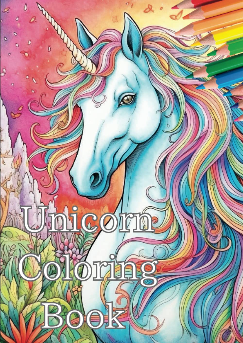 Amazon | Unicorn Coloring Book | Miyazawa, Yurie | Fantasy & Magic