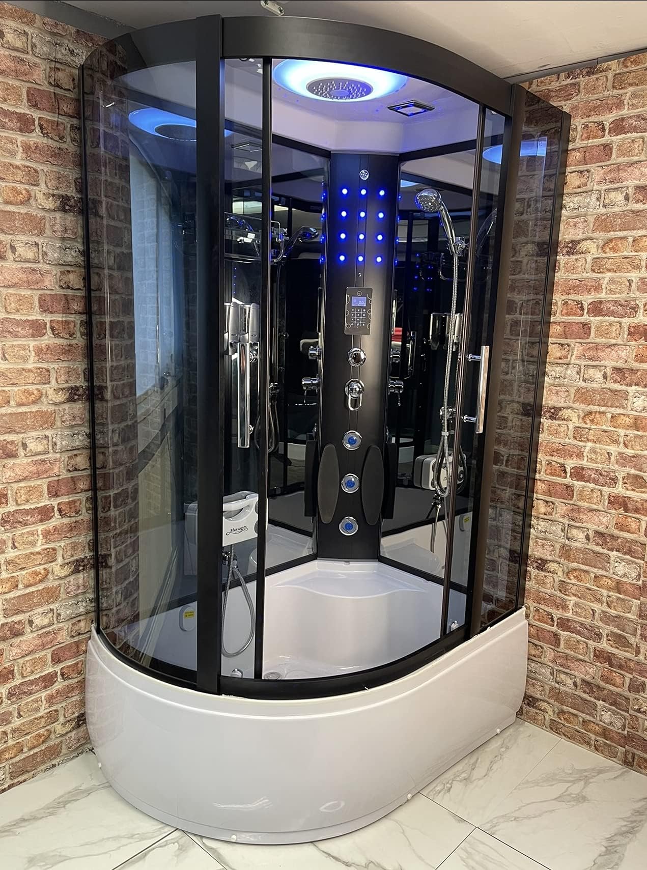 Galaxy Showers - Prospa X03 Right Hand steam Shower Cabin Hydro System ...