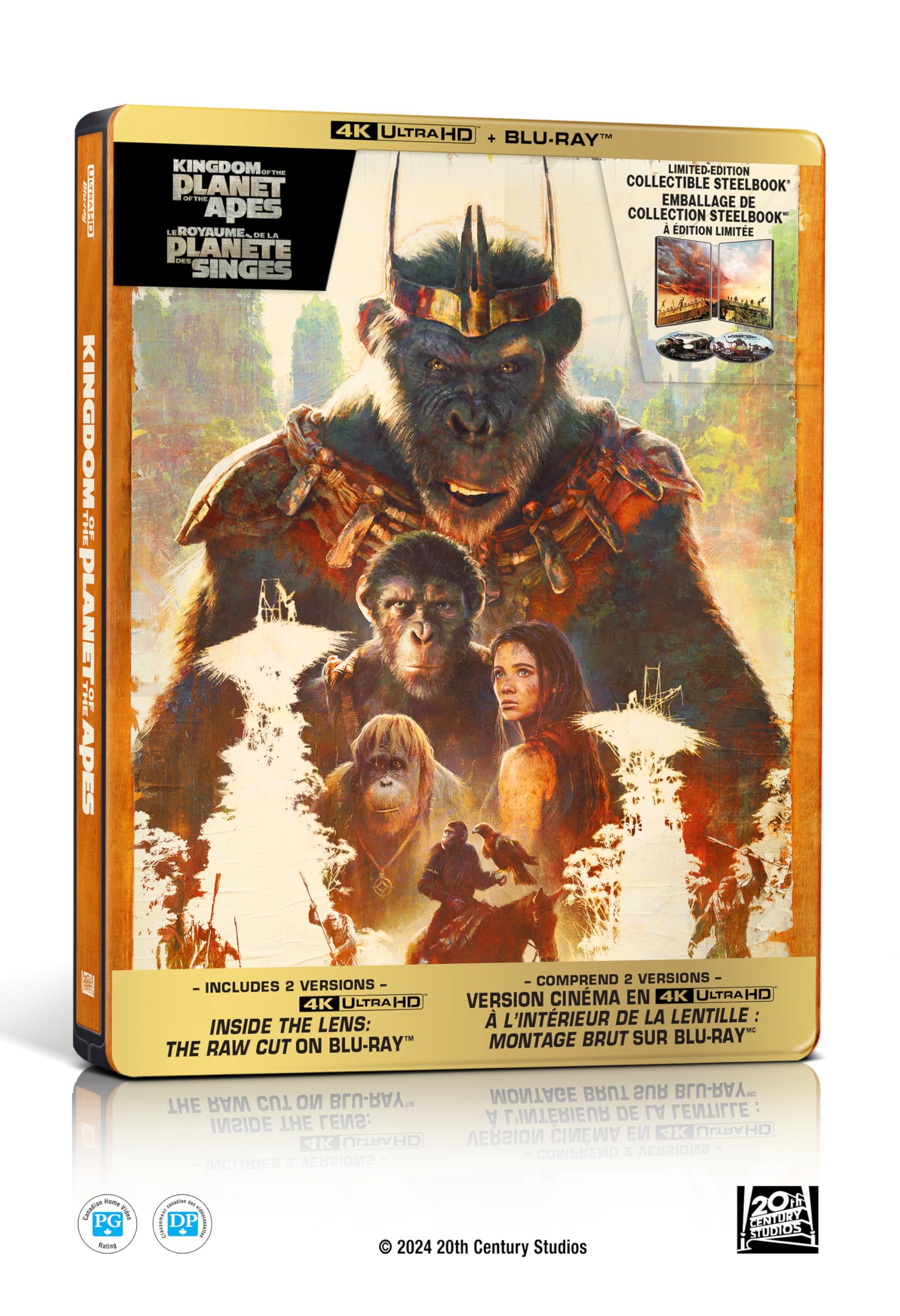 Kingdom Of The Planet Of The Apes - 4K UHD/Blu-ray Combo + Limited ...