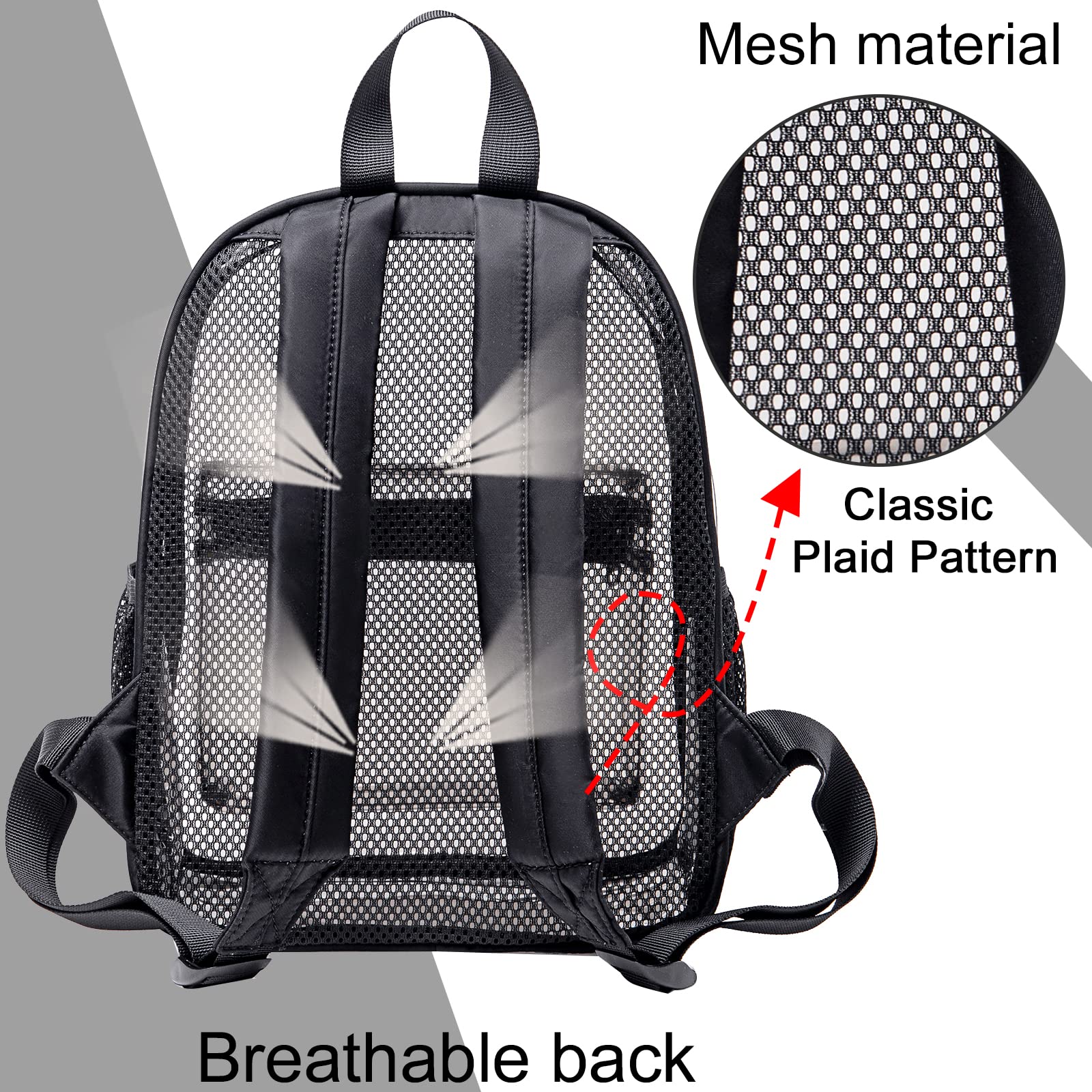 Snapklik.com : Clear Mini Backpack Stadium Events 12x12x6 Small ...