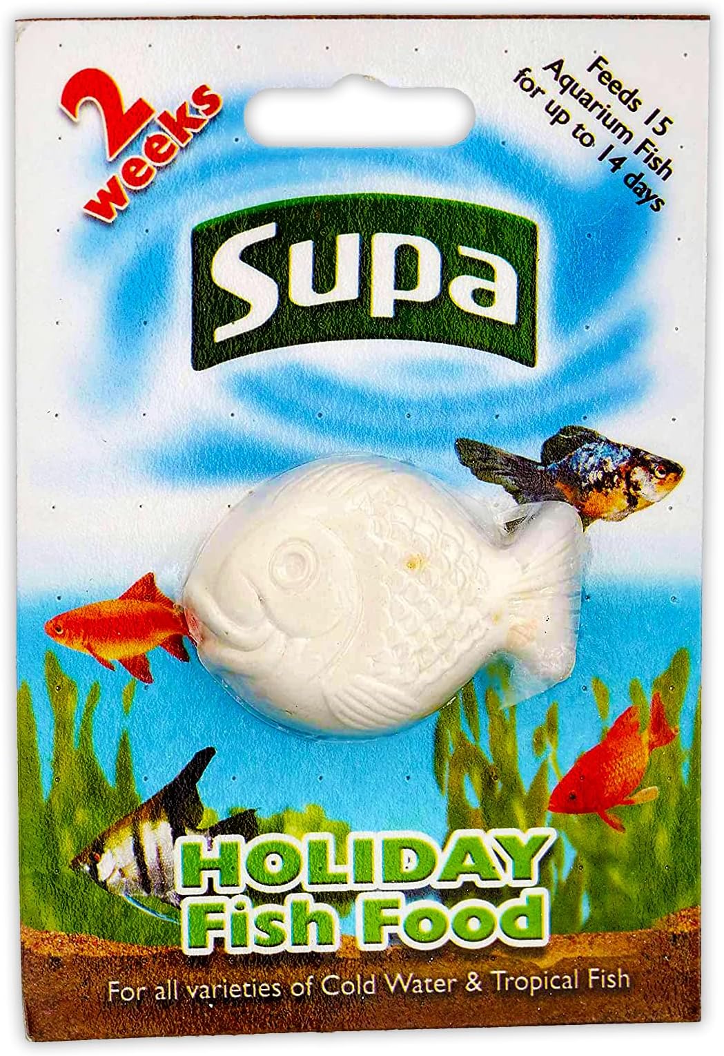 Betta Holiday Block Fish Food Feeds Your Fish While Your Away : Amazon ...