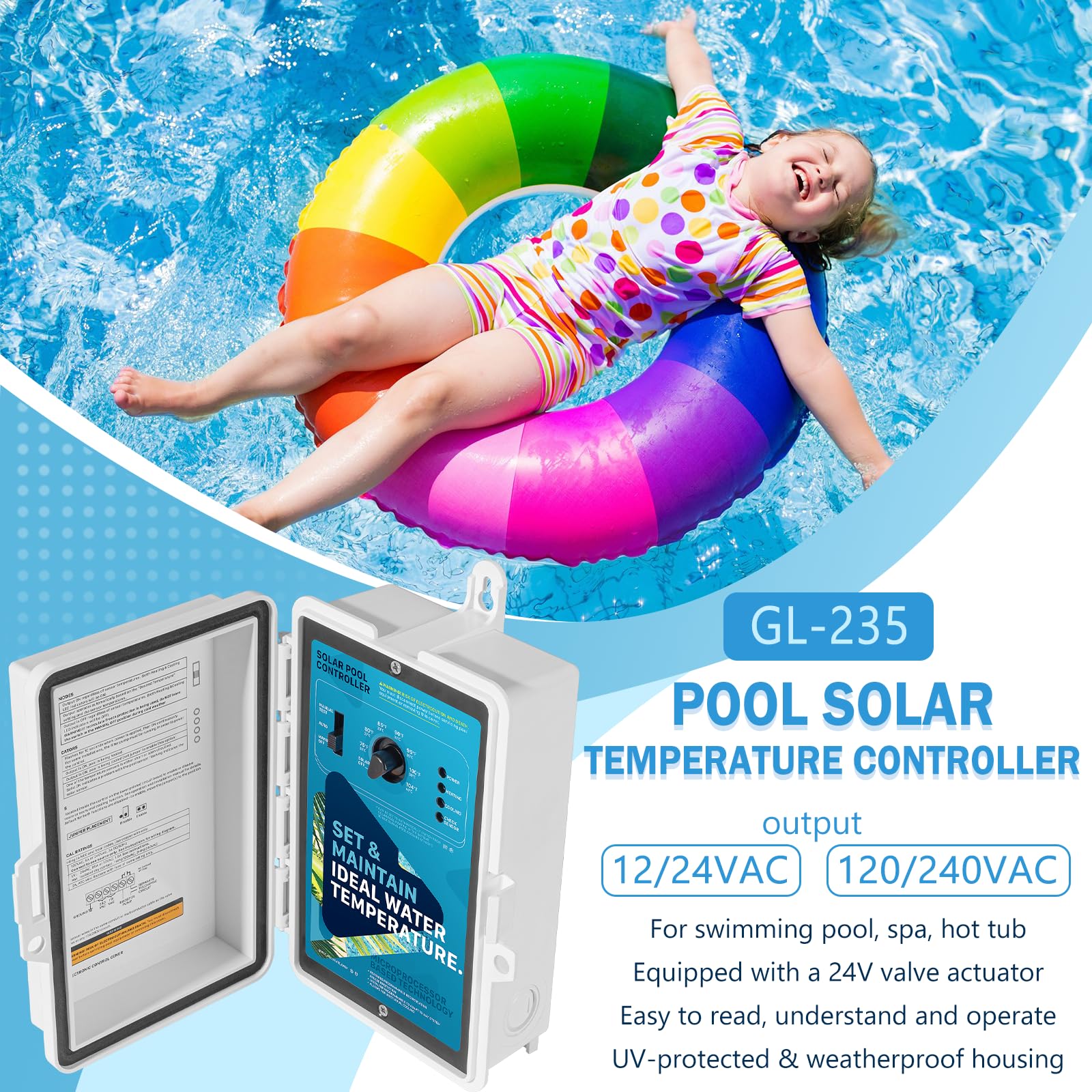 Snapklik.com : Bonbo GL-235 Pool Solar Temperature Controller ...