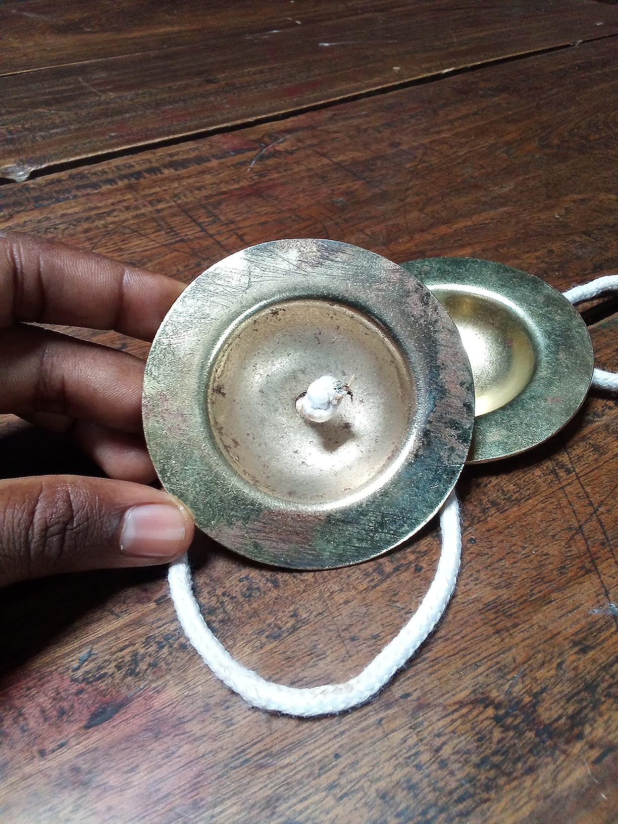 Traditional Musical Instruments Indian Manjeera Religious small Dia 2 ...