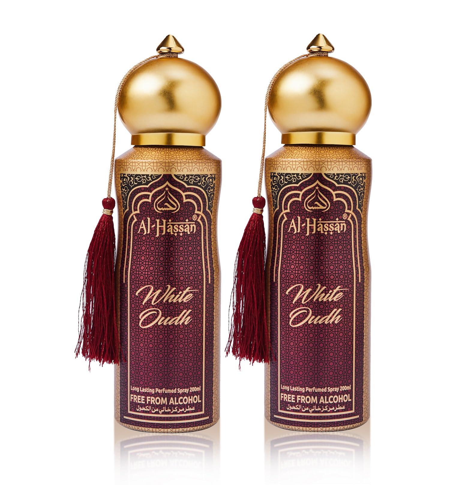 Buy Al - Hassan White Oudh Perfumed Spray For Men & Women - Pack of 2 ...