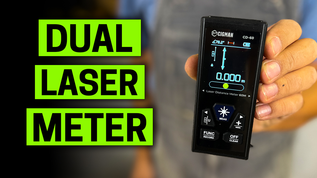 Watch Cool feature! REVIEW& Dual Laser Distance Meter by Cigman on ...