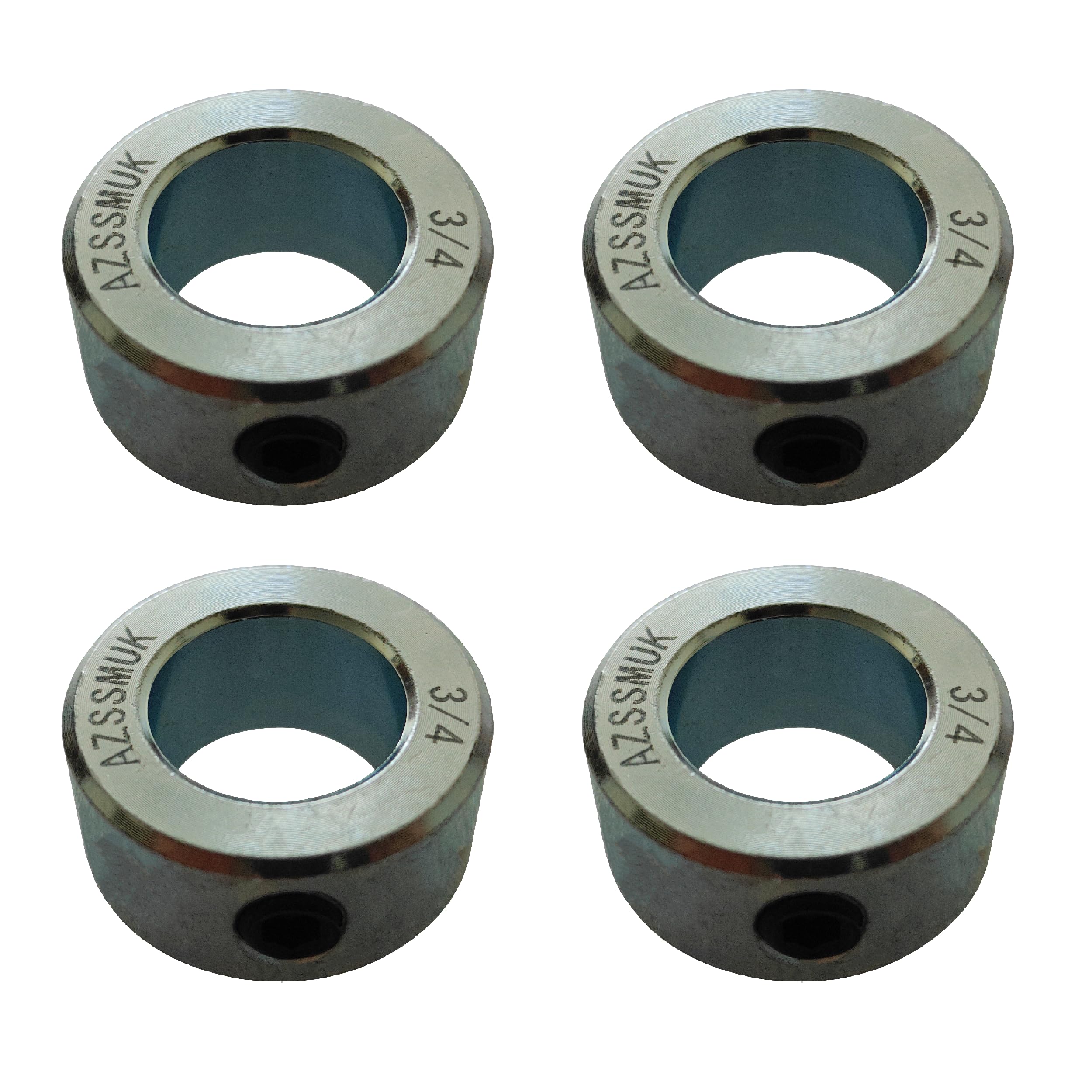 Snapklik.com : Bore Solid Steel Style Zinc Plated Set Screw Shaft ...