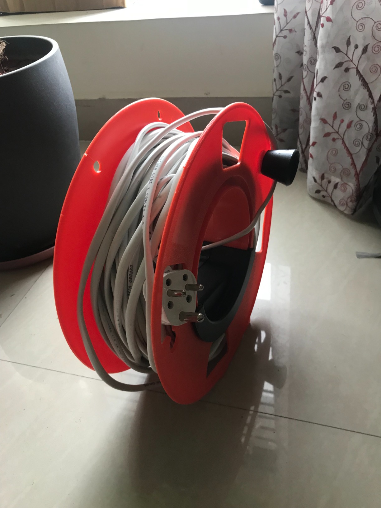 Bayco KW-110 Cord Storage Reel with Center Spin Handle, 100-Feet ...