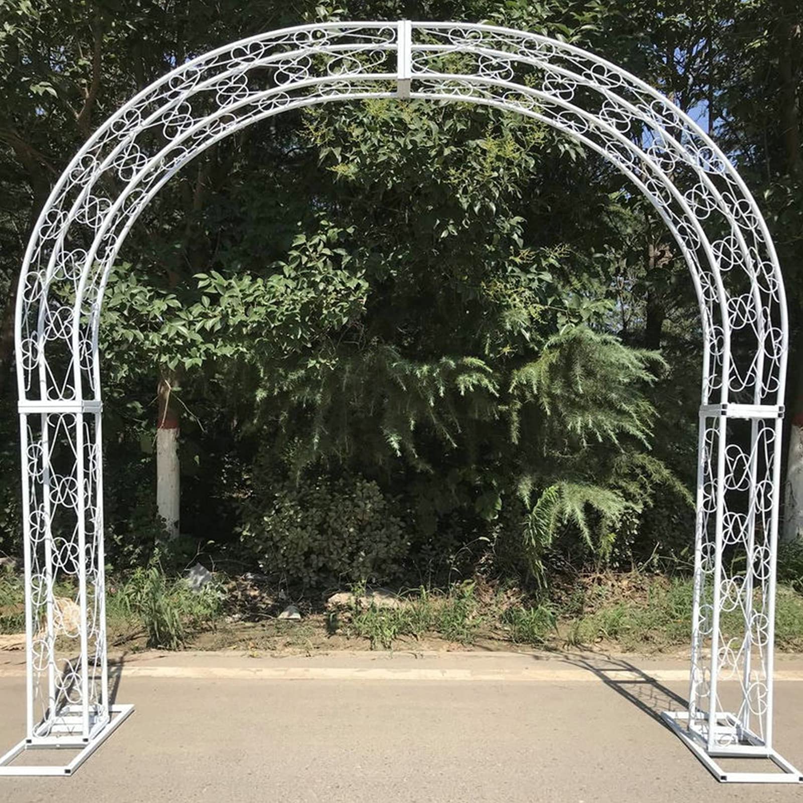 Buy Daoyuan Garden Arch,Rose Arch Gazebo With Decoration, Wedding Arch For Various Climbing s ...