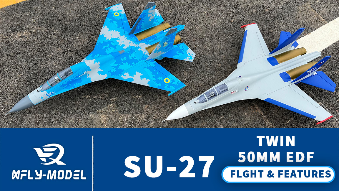 Watch XFly Su-27 Twin 50mm EDF Jet- Flight on Amazon Live