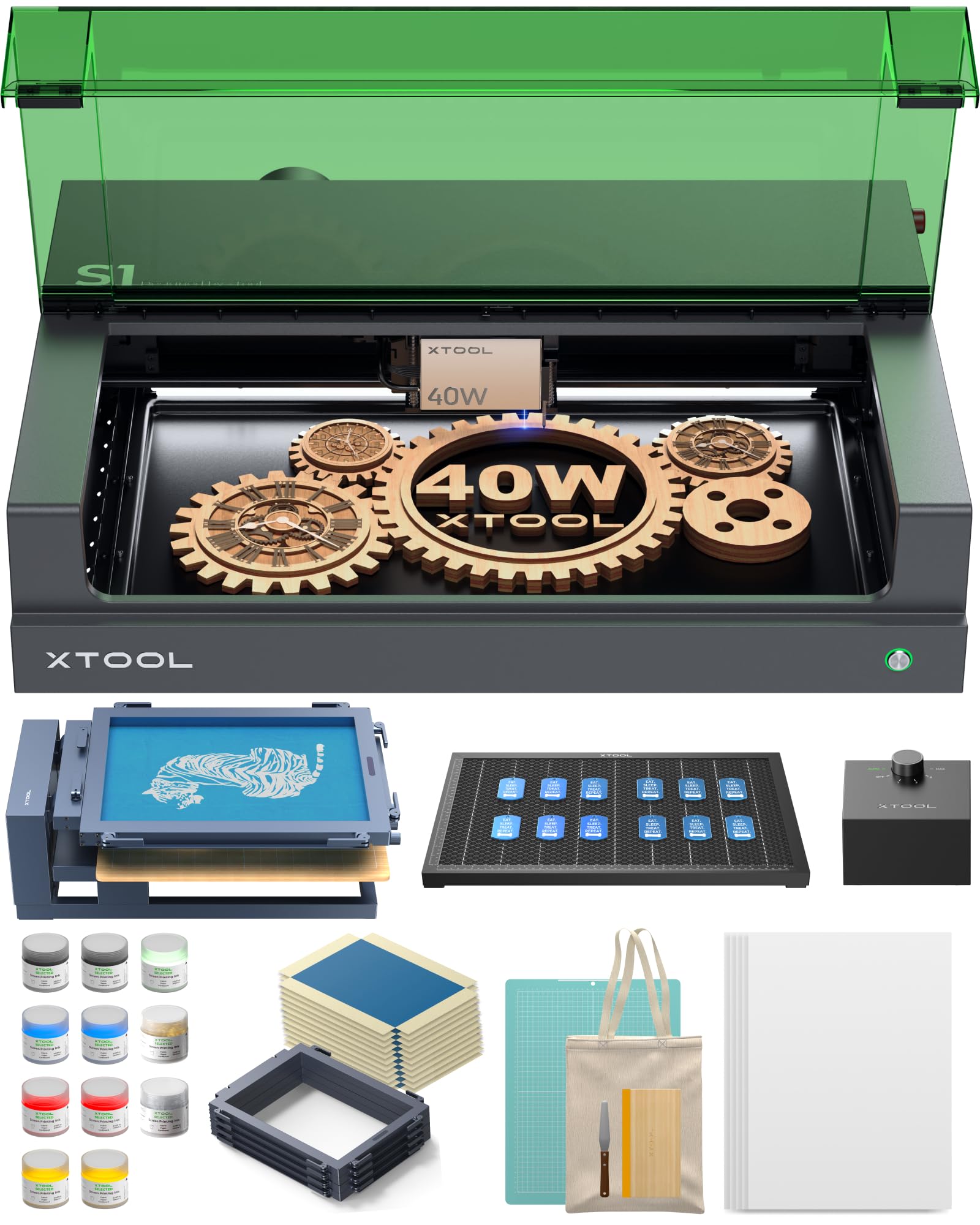 Xtool Multi Color Laser Power Screen Printer Kit Screen Printing ...