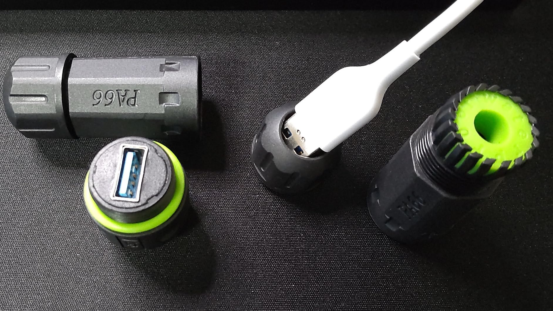 Amazon.co.jp: Poyiccot USB 3.0 防水アダプタ、屋外用の防水 5Gbps USB A to USB A 延長 ...