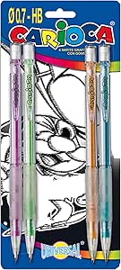 Amazon.com : Carioca Micromina Mechanical Pencils (Blister of 4 ...