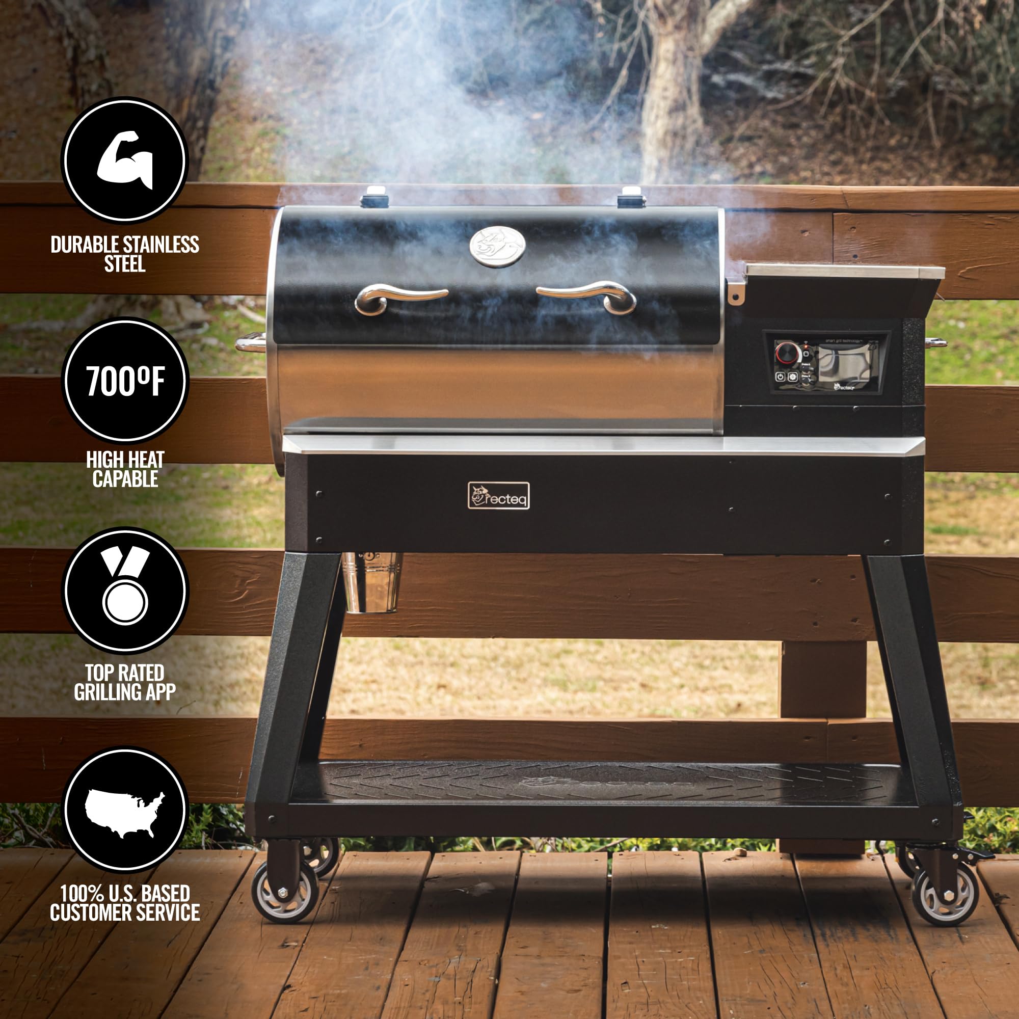 Rec Tec Wood Pellet Smoker Grills Built In Pellet Grill: The 6 Best