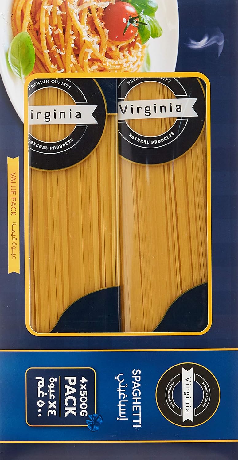 Virginia Pasta No. 2 Spaghetti 4 X 500 Gm: Buy Online at Best Price in ...