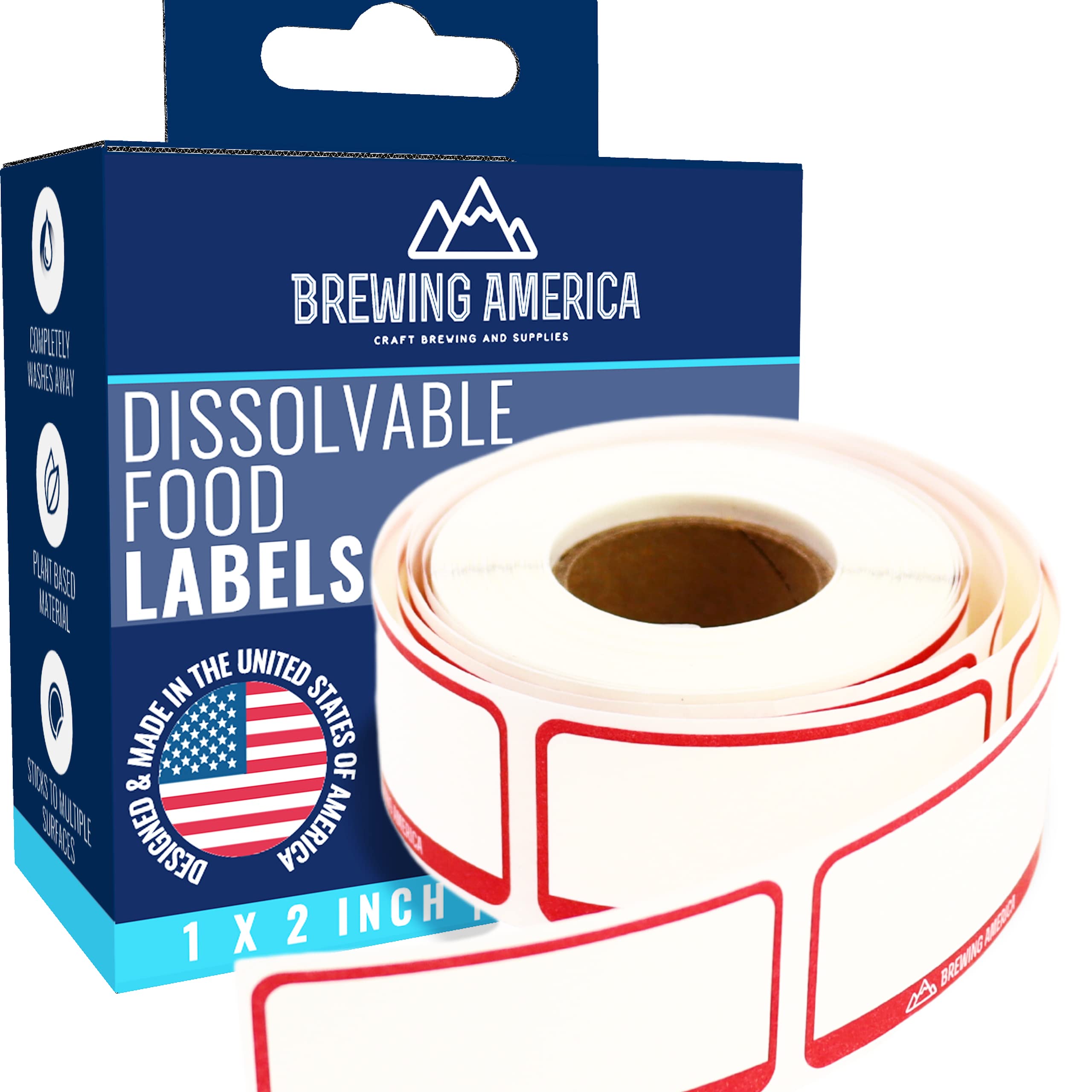 Amazon.com: Dissolvable Food Labels for Food Containers - Made in USA ...