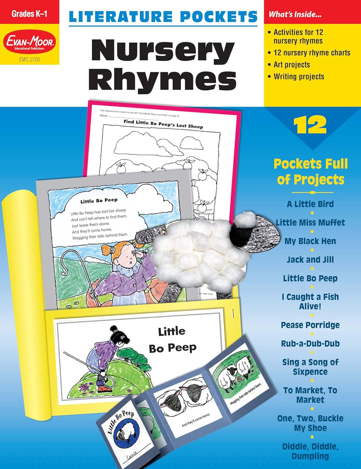 Amazon.com: Literature Pockets: Nursery Rhymes, Grades K-1: ...