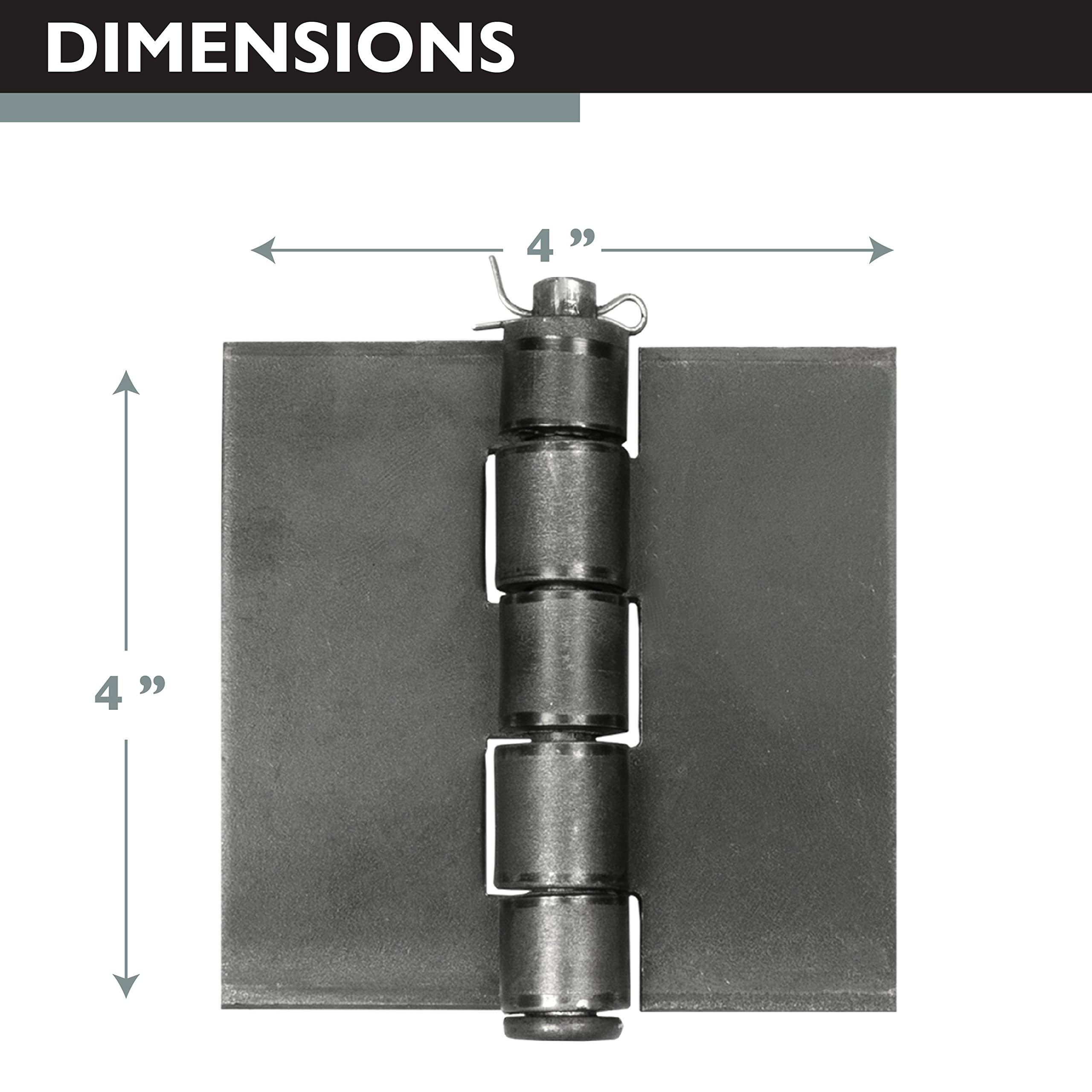 Snapklik.com : Ilyapa 4 Pack 4x4 Heavy Duty Hinges Butt Hinge For Heavy ...