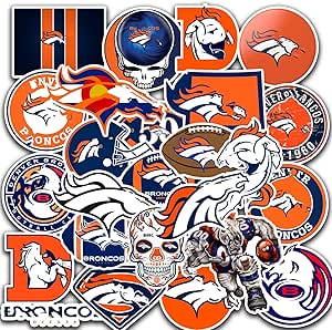 Amazon.com: 26PCS Denver Stickers Pack Bronco — Colorado Football and ...