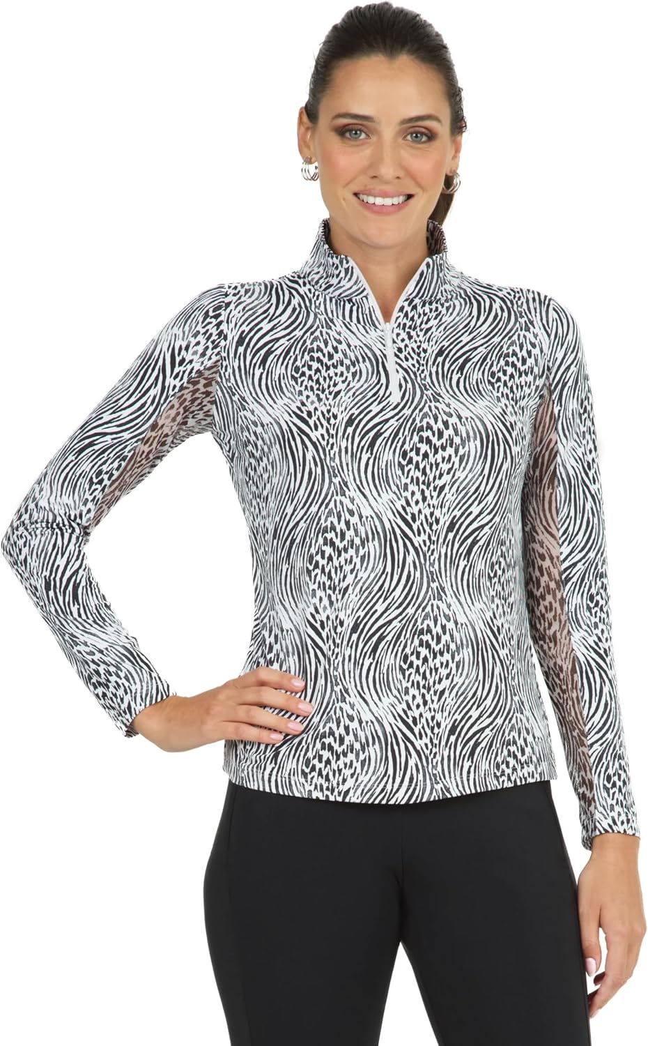 Amazon.com: IBKUL Athleisure Wear Sun Protective UPF 50+ Icefil Cooling ...